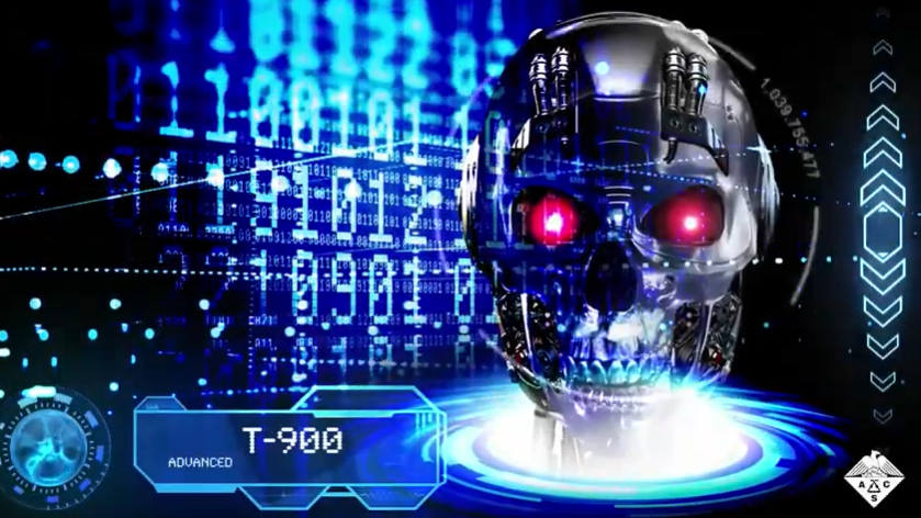 Un metal "Terminator' que se mueve y estira en el espacio 3D - CMSJ